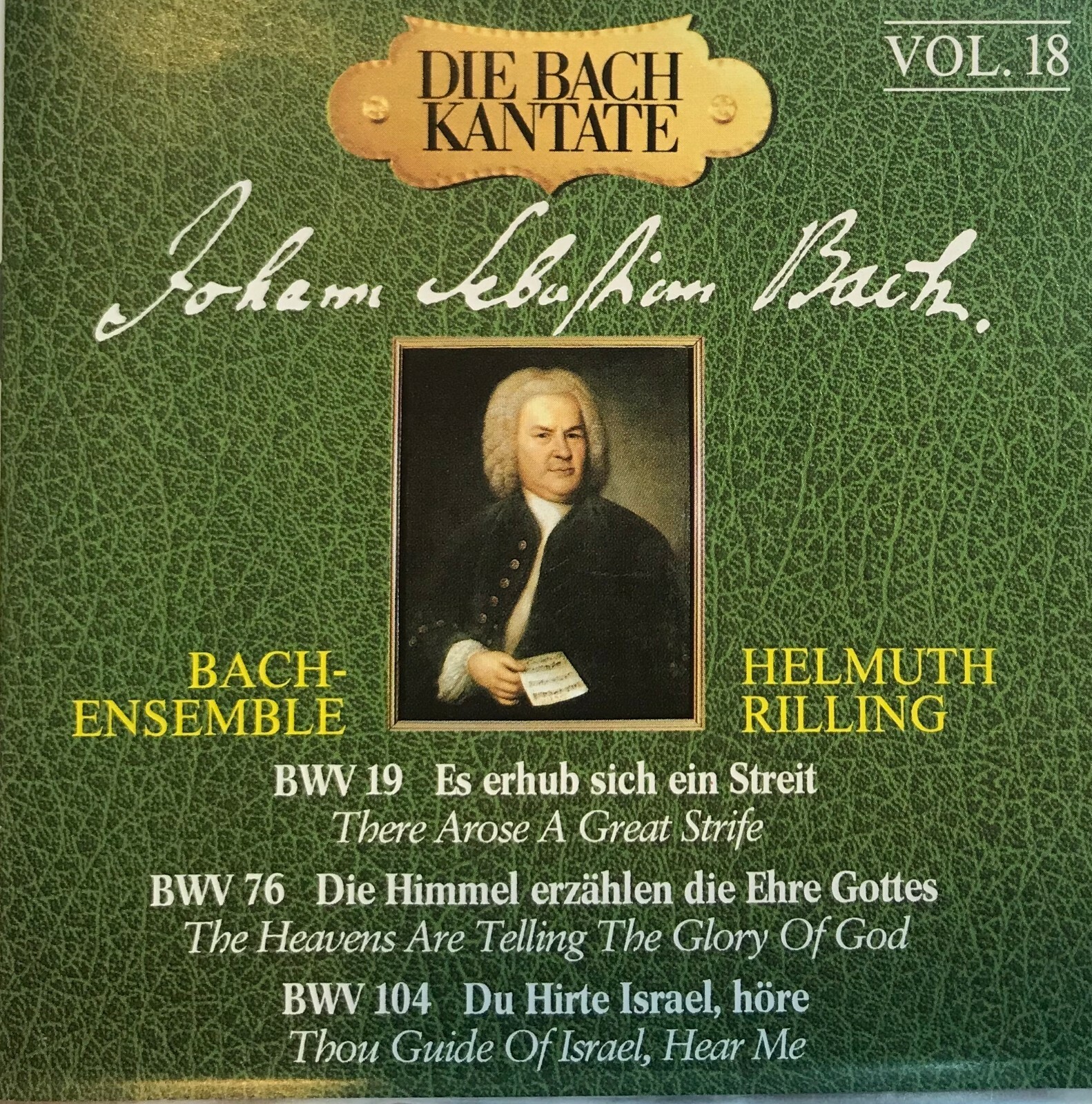 Die Bach Kantate Vol 18 / Helmuth Rilling, Bach Ensemble (CD 1988 ...