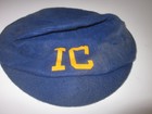 vintage Kids Boys Soft Wool Felt Cap school IC logo | eBay