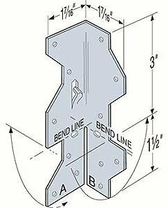 10 Pack Simpson Strong-Tie A35Z Framing Angle Bracket | eBay