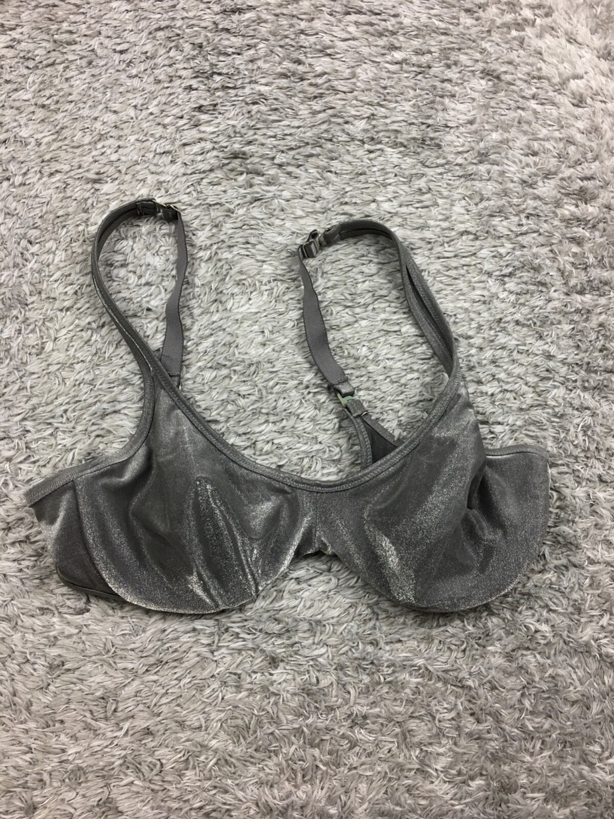 Vanity fair 75-157 34D Grey Shimmer Bra Unlined under… - Gem