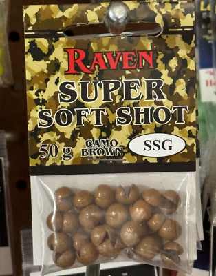 Raven Super Soft Lead Split Shot, Camo Size SSG, 50 Gram Pack | eBay