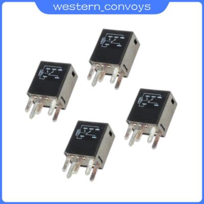 4Pcs Power Relay Replace 5 Pins 12-VDC 10A Fits For Jeep Chrysler ...