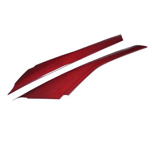 Red Carbon Fiber Door Window A Pillar Panel Trim For Chevrolet Corvette ...