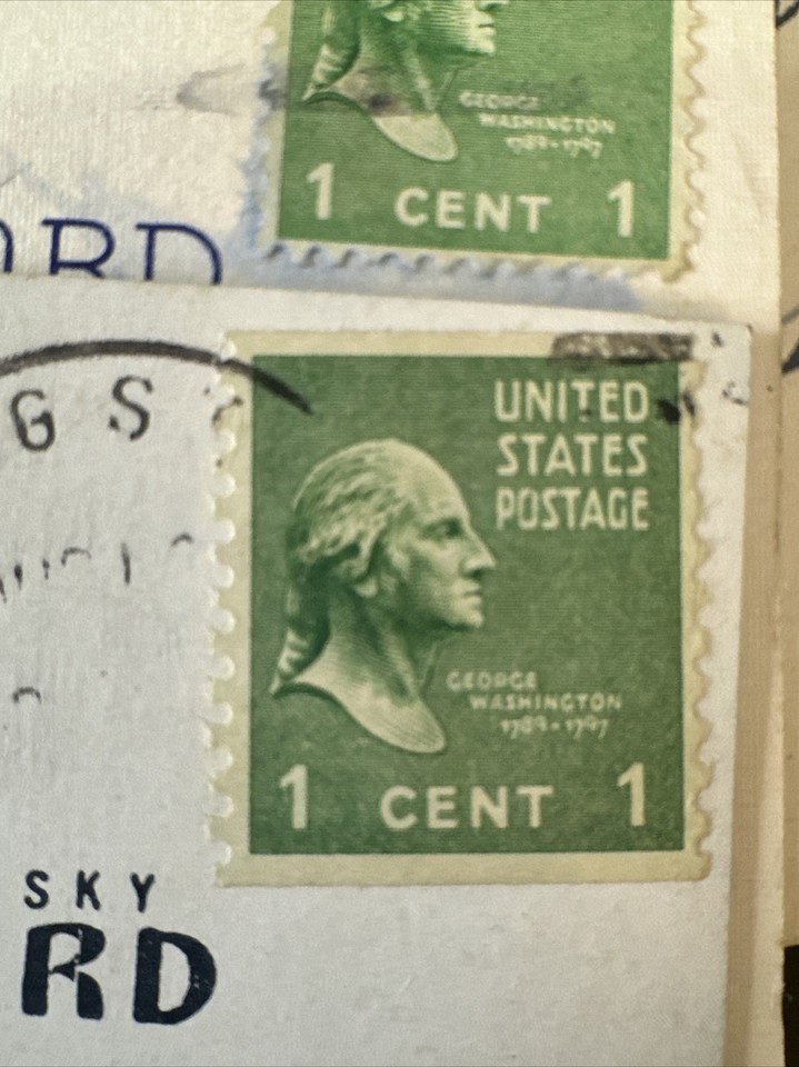 George Washington 1 Cent Stamp 1789-1797 ( Very Rare Vintage ) | eBay