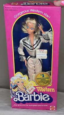 Western Star winking Barbie Doll Mattel 1980 No. 1757 BRAND NEW | eBay