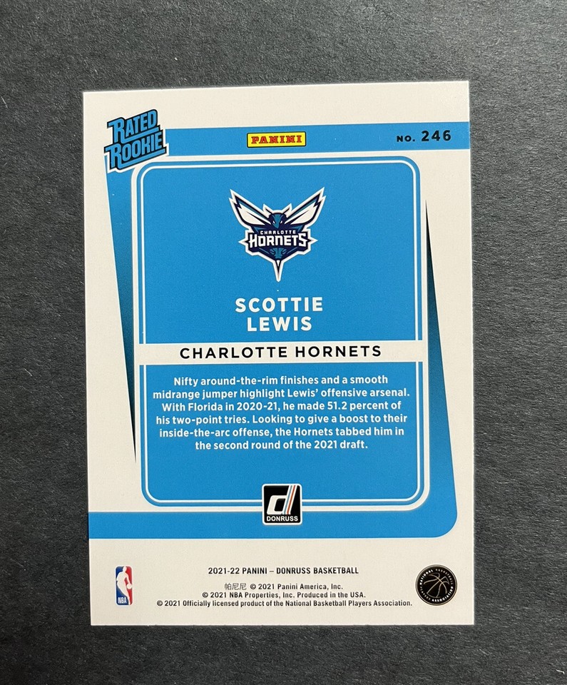 2021-22 Donruss Choice Scottie Lewis Rated Rookie Mojo Hornets Rookie ...