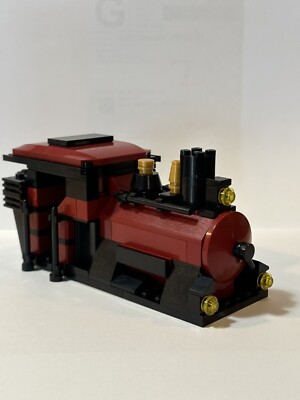 Lego My Own Train Small Dark Red Locomotive Read Description | eBay