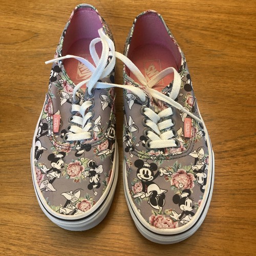 VANS Disney Era x Authentic Minnie Mouse Digi Roses - Size 8 | eBay