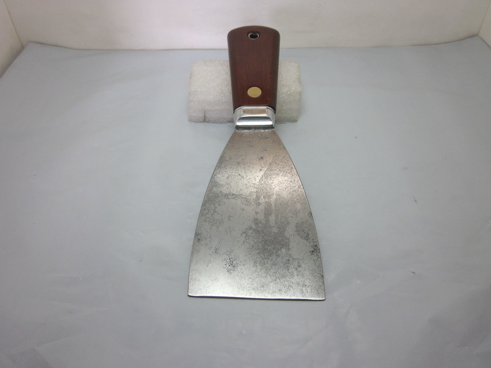 Red Devil 2&1/2" Stiff Putty Knife Scraper Angle Blade Wood Handle ...