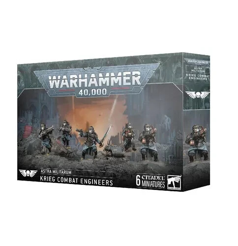 Warhammer 40k Astra Militarum Krieg Combat Engineers - Brand new in Box ...