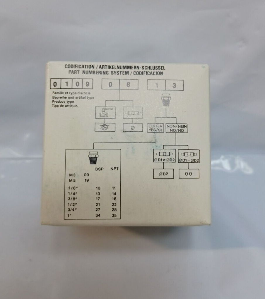 LEGRIS 3166 06 10 Plug-In Reducer 6mm OD x 10mm OD Pk10 3166.06.10 Box of 10 for sale online | eBay