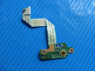 Lenovo ThinkPad 14" T480 Genuine Power Button Board w/Cable NS-B501 ...