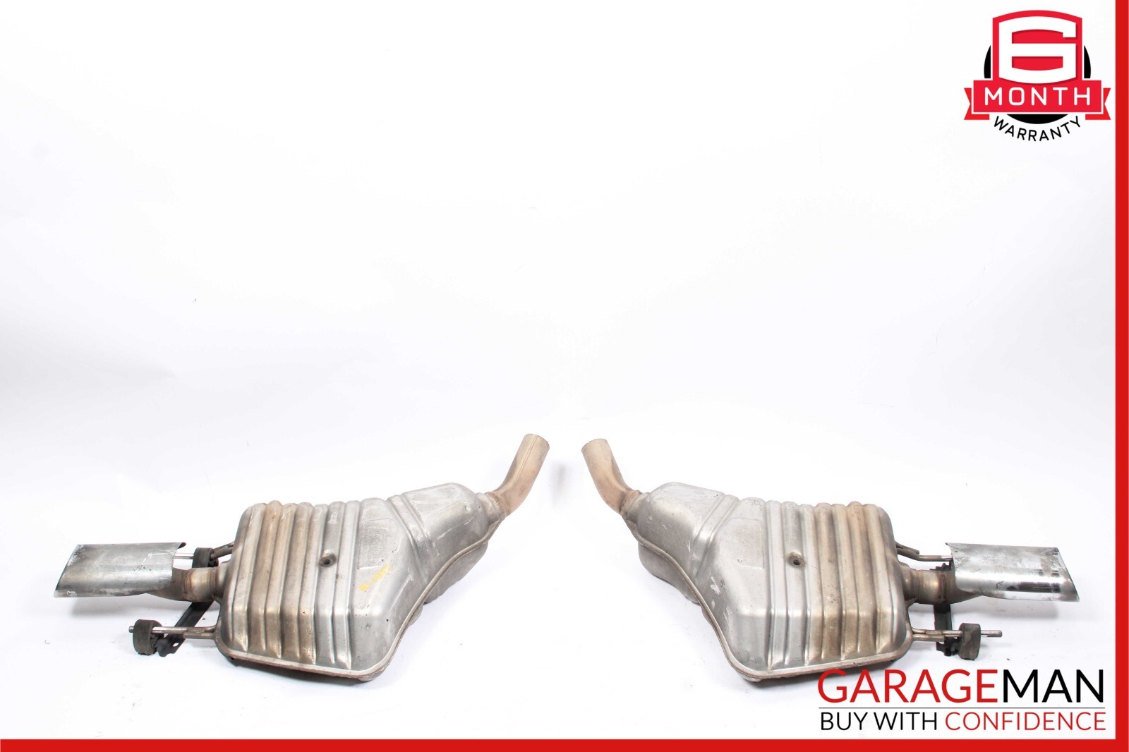 07-09 Mercedes W221 S450 S550 AMG Sport Rear Exhaust Muffler Tips Set ...
