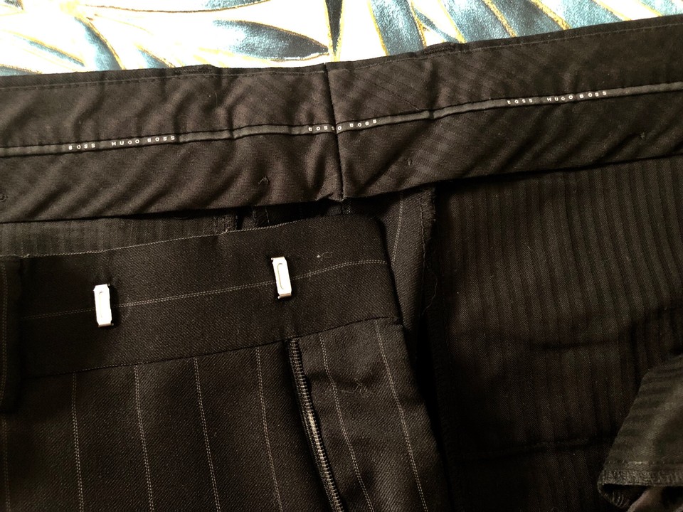 Pretty Suit Black Striped Grey HUGO BOSS Angelico/Parma Jacket T 50 ...