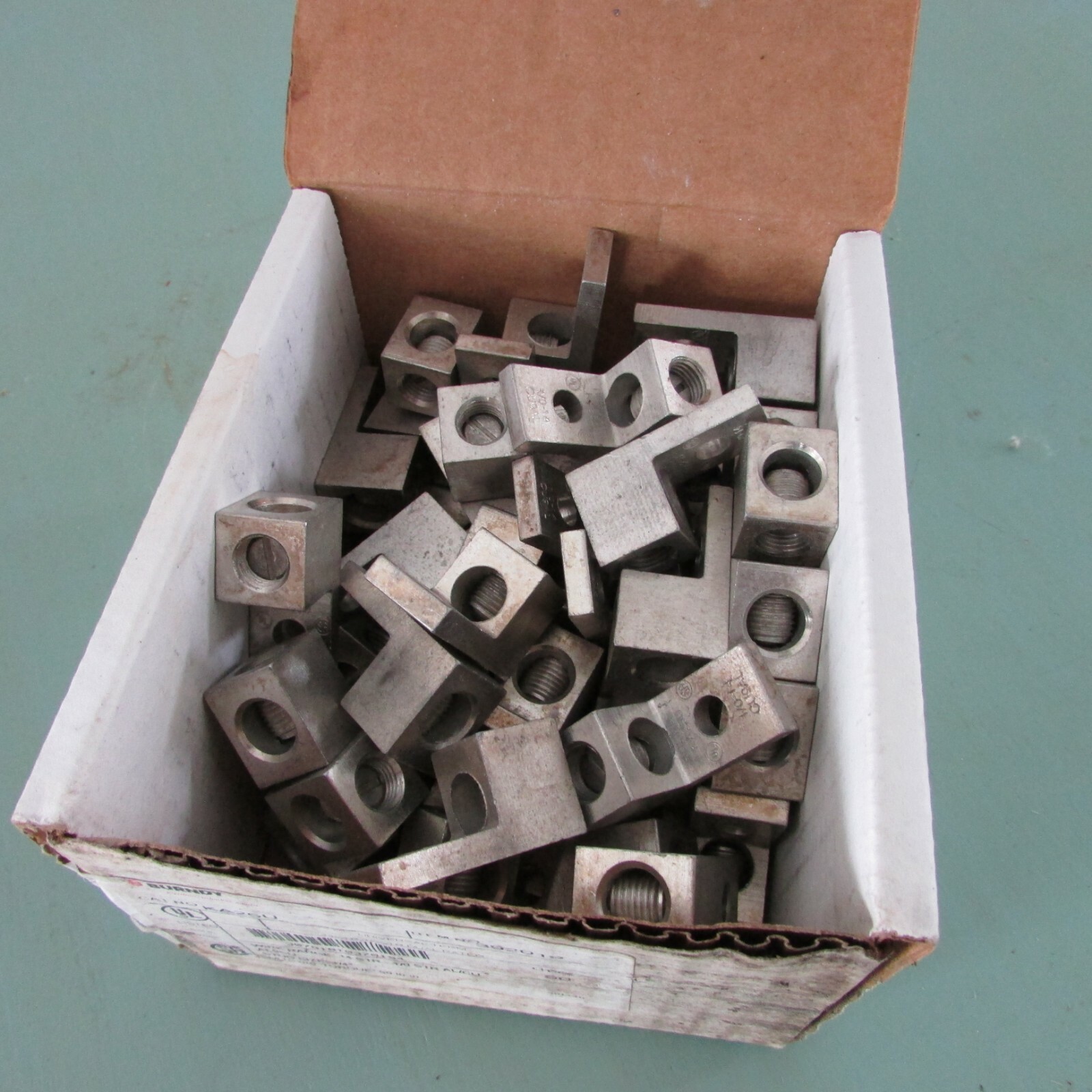 BURNDY KA25U Tin-Plated Aluminum Lug,1/0 to 14 AWG, Lot of 50! | eBay