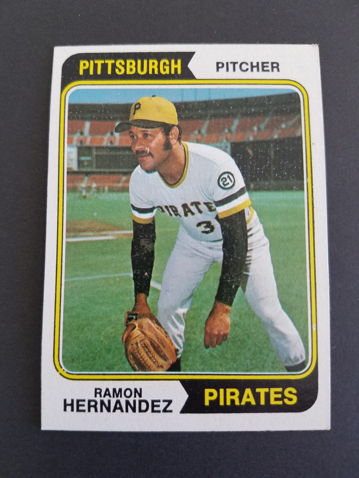 1974 TOPPS BASEBALL #222 RAMON HERNANDEZ PITTSBURGH PIRATES EXCELLENT ...
