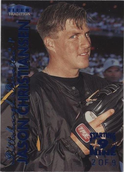 1999 Fleer Tradition - Jason Christiansen #345S Starting Nine /9 for ...