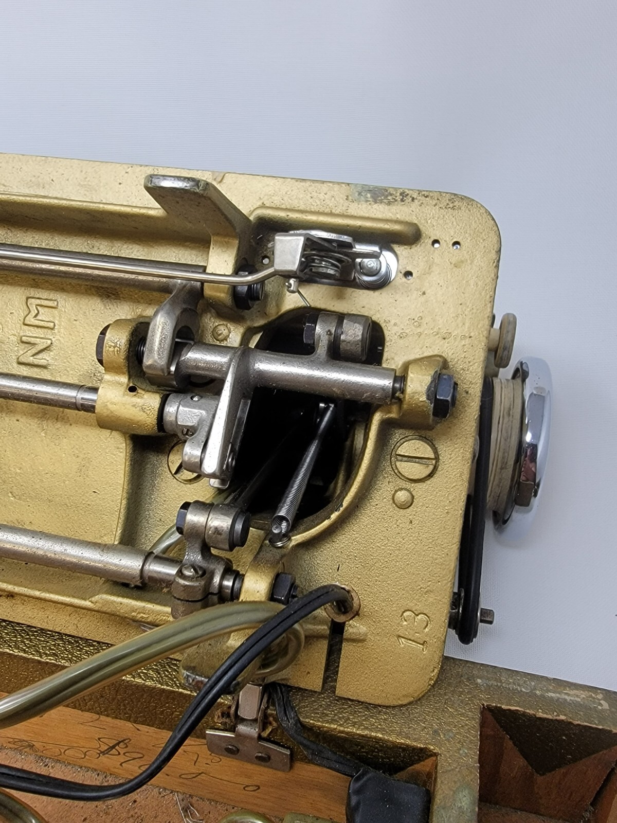 Gold 50 60's 555 Deluxe Dressmaker Model Sewing Machine (Japan) Edison ...
