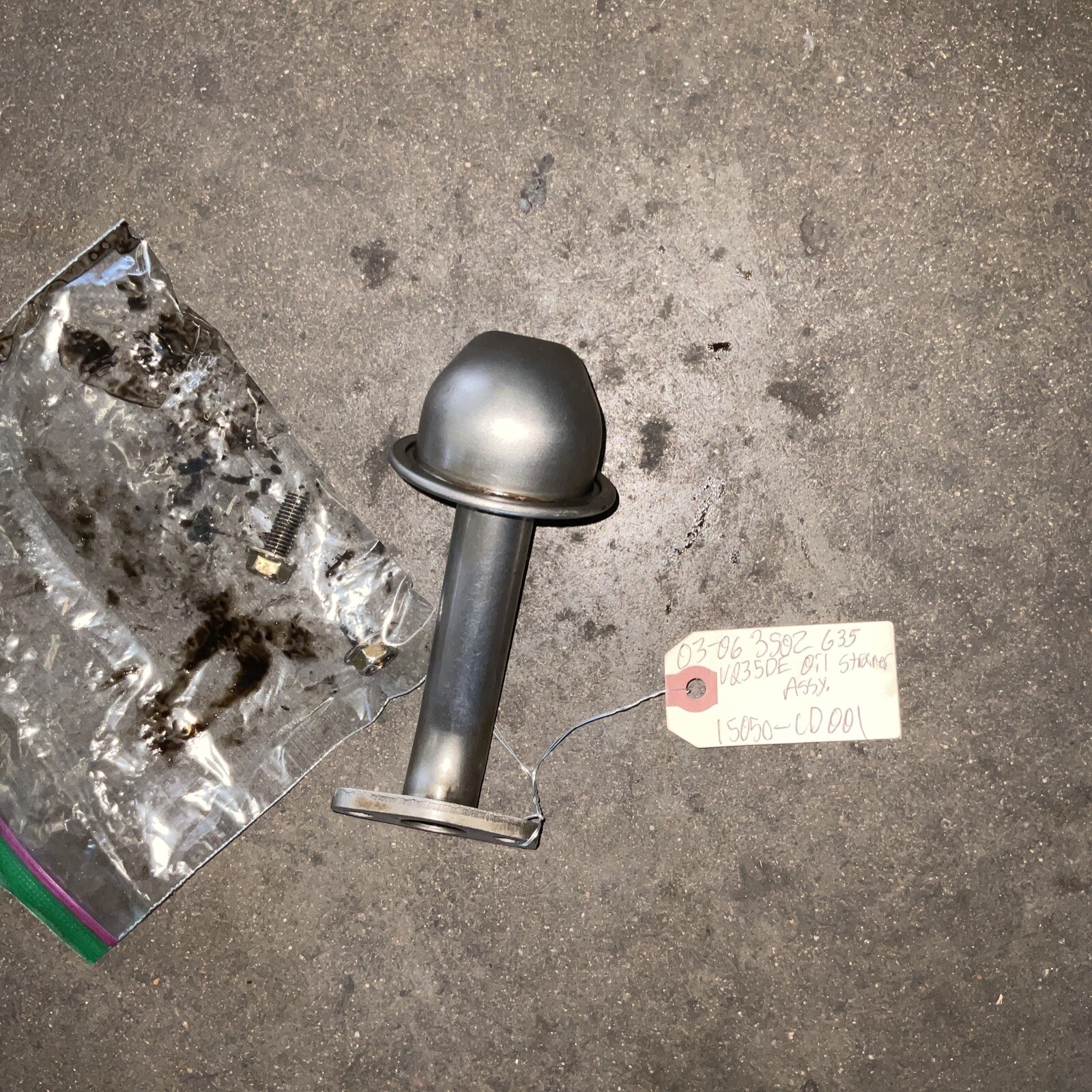 03-06 Nissan 350Z Infiniti G35 VQ35DE Oil Strainer Assembly 15050-CD001 ...