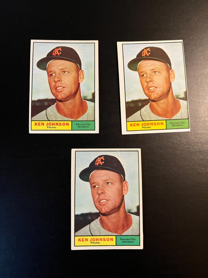 1961 Topps Baseball Cards (1-257) - Pick The Cards to Complete Your Set ...