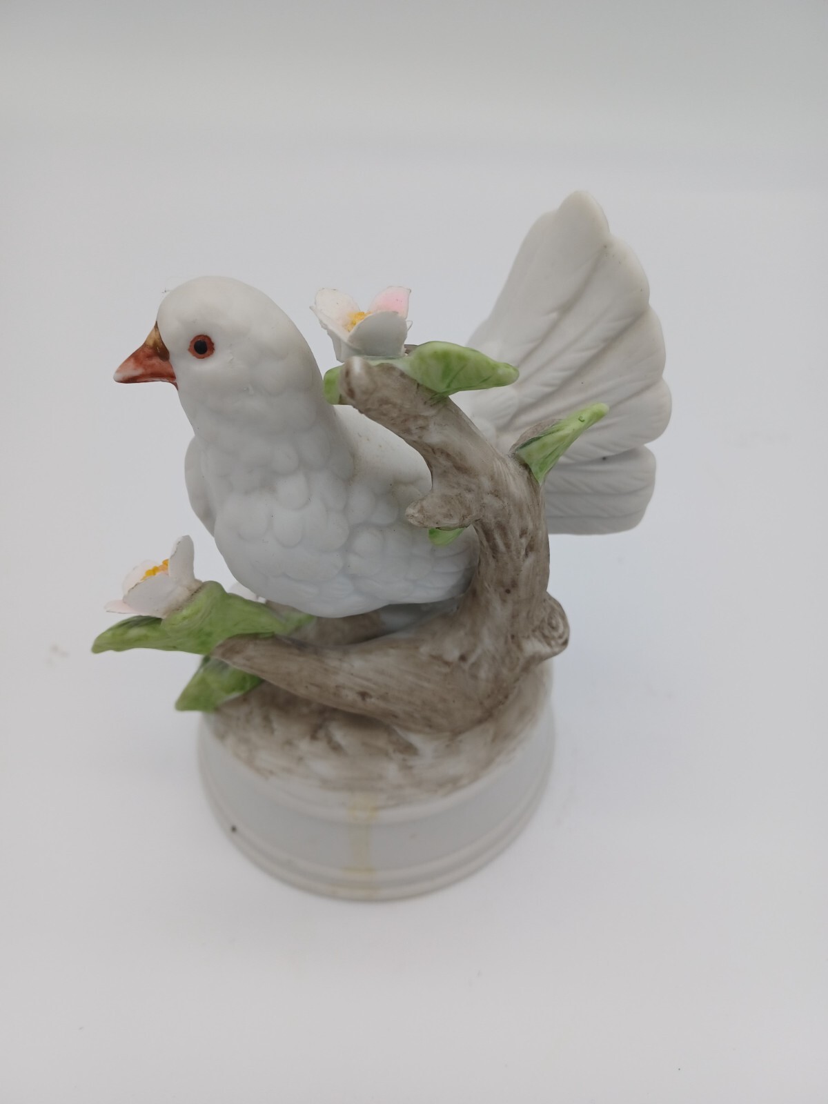 Gorham Porcelain White Dove Music Box | eBay