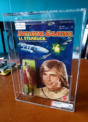 Vintage Mattel 1978 Battlestar Galactica STARBUCK figure AFA Graded 75 ...