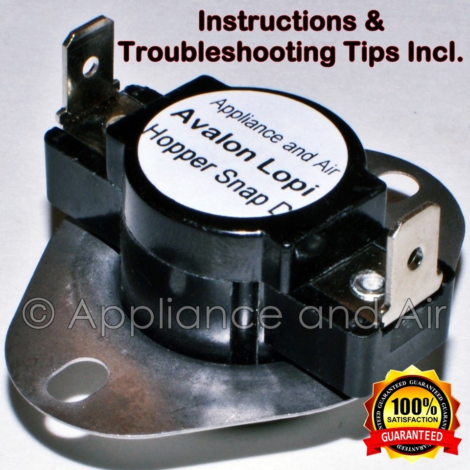 Travis Avalon Lopi Stoves 250-00314 Hopper Snap Disk Limit Switch 91 ...