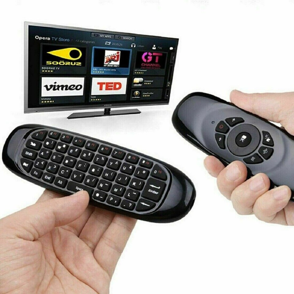 Voice Remote Google Control Air Mouse Bluetooth/USB for PC Android ...