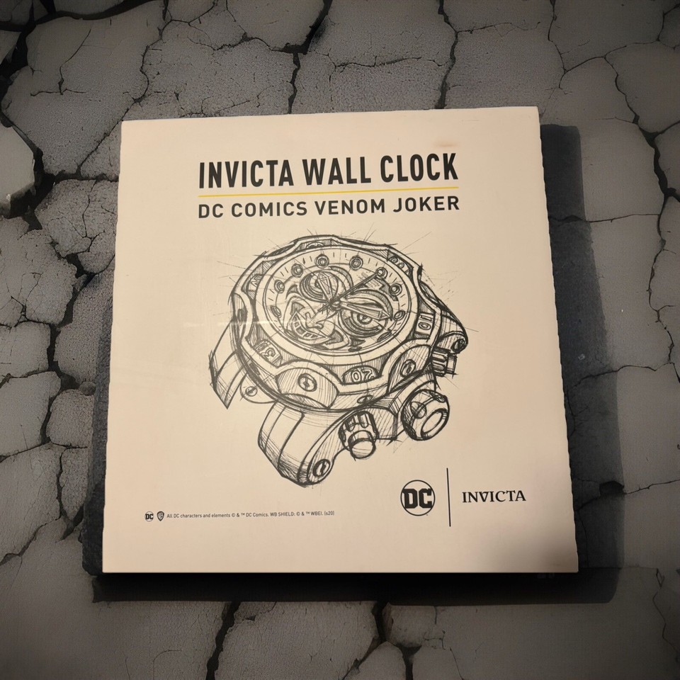 Invicta Venom Joker Wall Clock | eBay