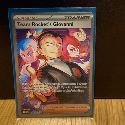 Team Rocket's Giovanni 238/182 - SAR Destined Rivals Pokemon TCG Card ...