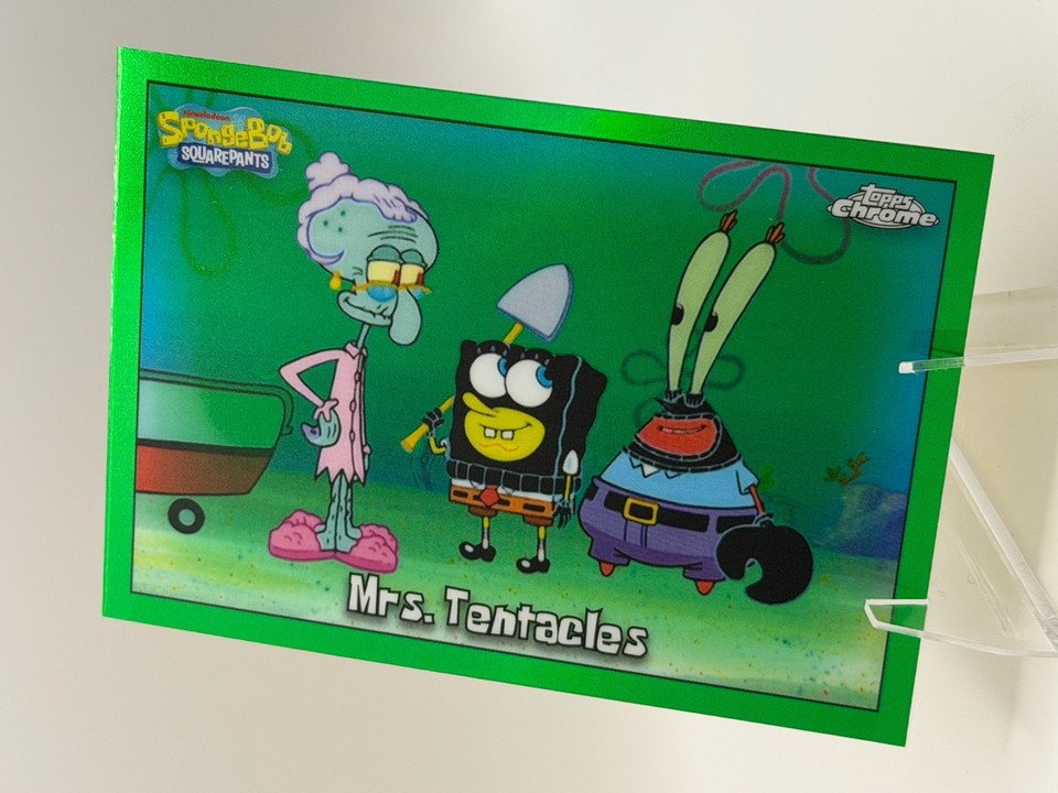 2025 Topps Spongebob Chrome ~ GREEN PARALLEL~ You Choose ~ | eBay