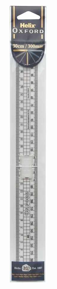 Helix Folding Ruler 30cm/300mm Assorted Colours Oxford | eBay UK