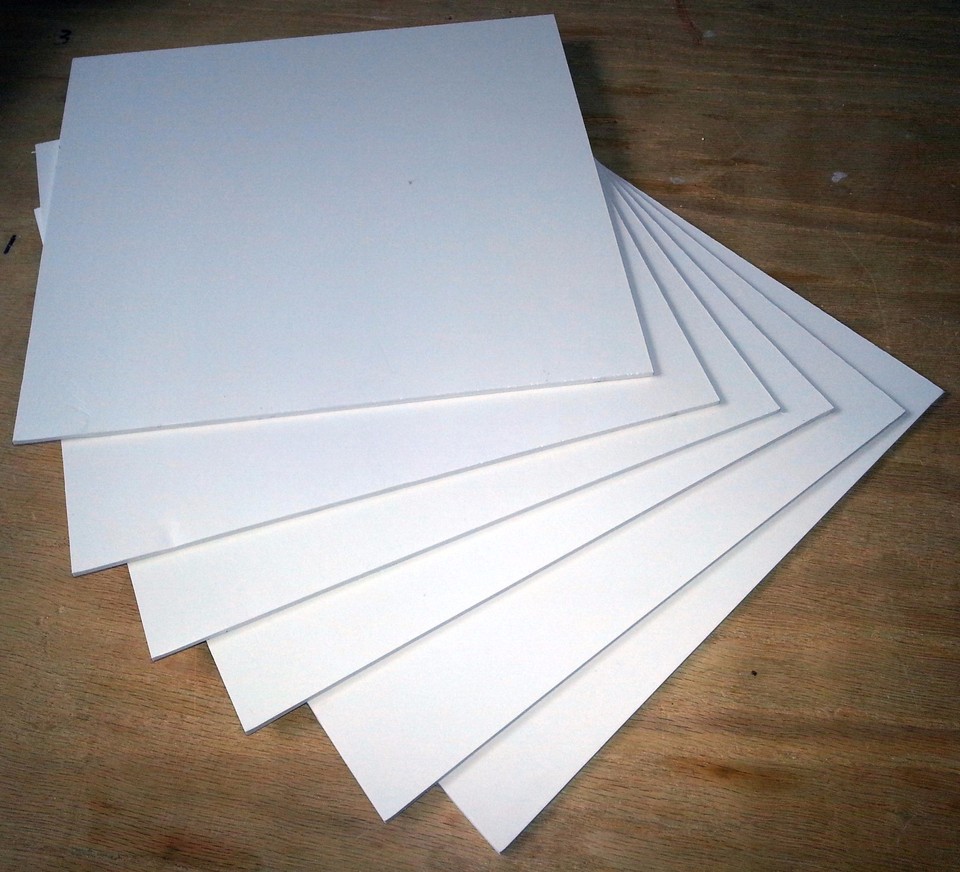 3MM WHITE 1/8" SINTRA / CELTEC PVC FOAM BOARD PLASTIC | eBay