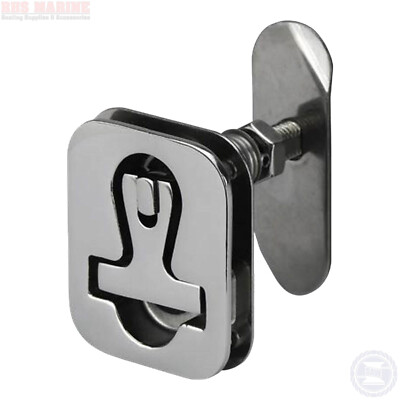 Twist Latch Catch with Stainless T Handle Spring Load 60mm x 80mm Boat ...