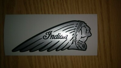 2 Small Indian Chief Motorcycle Decals Right. | eBay