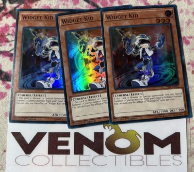 3x (M/NM) - Widget Kid - YS18-EN003 - Super Rare - 1st Edition YuGiOh ...