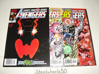 Avengers #19-22 Comic Lot Marvel 1999 20 21 Ultron Reborn Busiek George ...