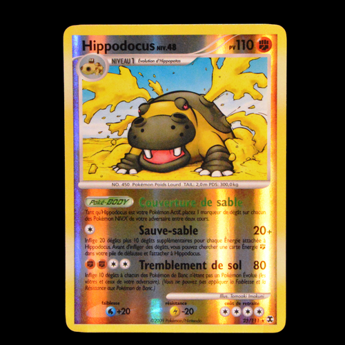 carte Pokémon Hippodocus 25/111 Reverse PL02 - Platine Rivaux ...
