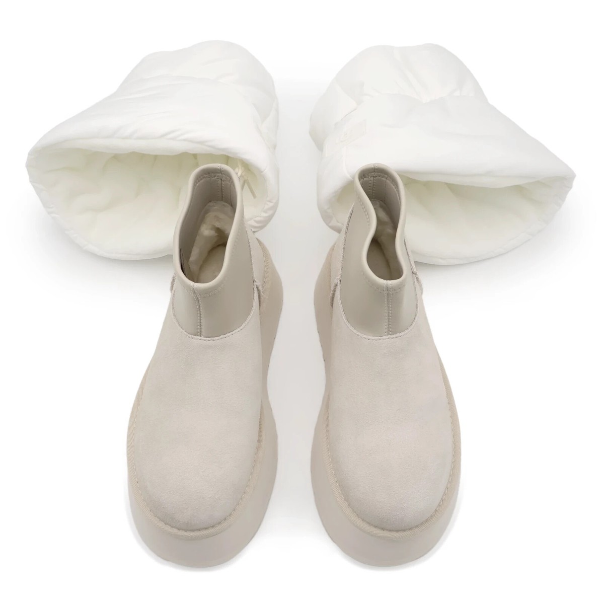 1158275-WCRM UGG Women's Classic Mini Dipper Puffer White 1158275-WCRM UGG Women's Classic Mini Dipper Puffer White