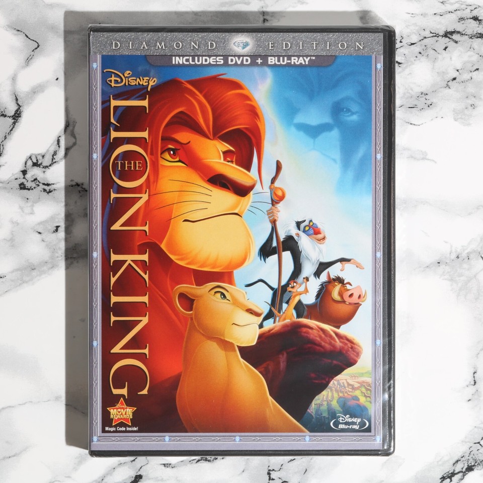 NEW - The Lion King - Diamond Edition (Blu-Ray + DVD Set, 2011) -- Walt ...