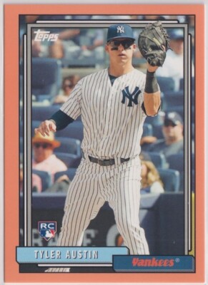 2017 Topps Archives Peach #215 Tyler Austin RC | eBay