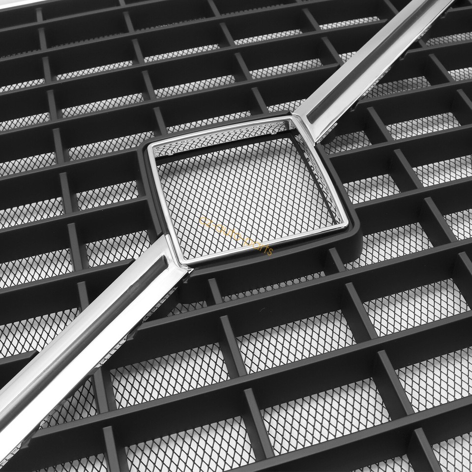 For 2004-2017 Volvo VNL Black Chrome Front W/BugScreen Grille Grill W ...