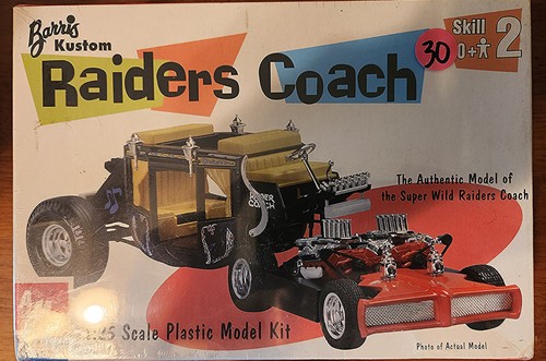 AMT Barris Kustom Raiders Coach 1/25 Scale Model Kit 30261 SEALED NIB ...