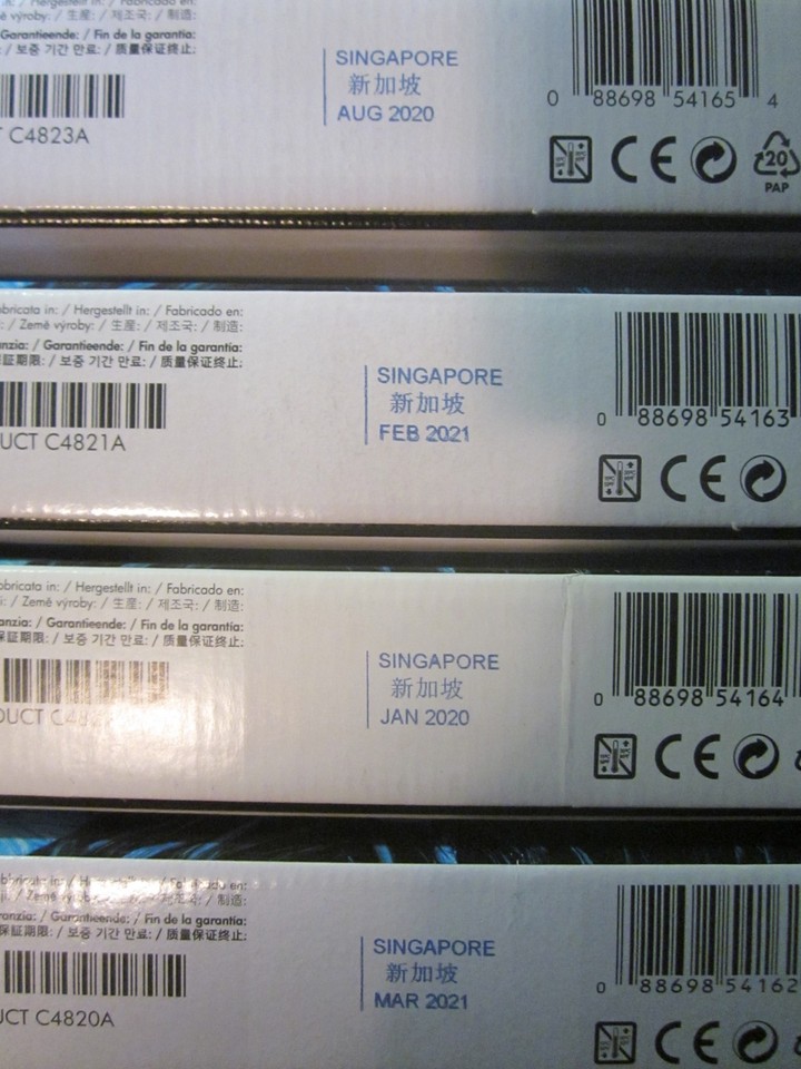 2021 CMYK HP 80 PRINTHEAD & CLEANER DESIGNJET 1050C OEM NEW BLACK ...