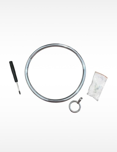 Eternity collar, Rolled Stainless Steel, bondage, curved, BDSM ...