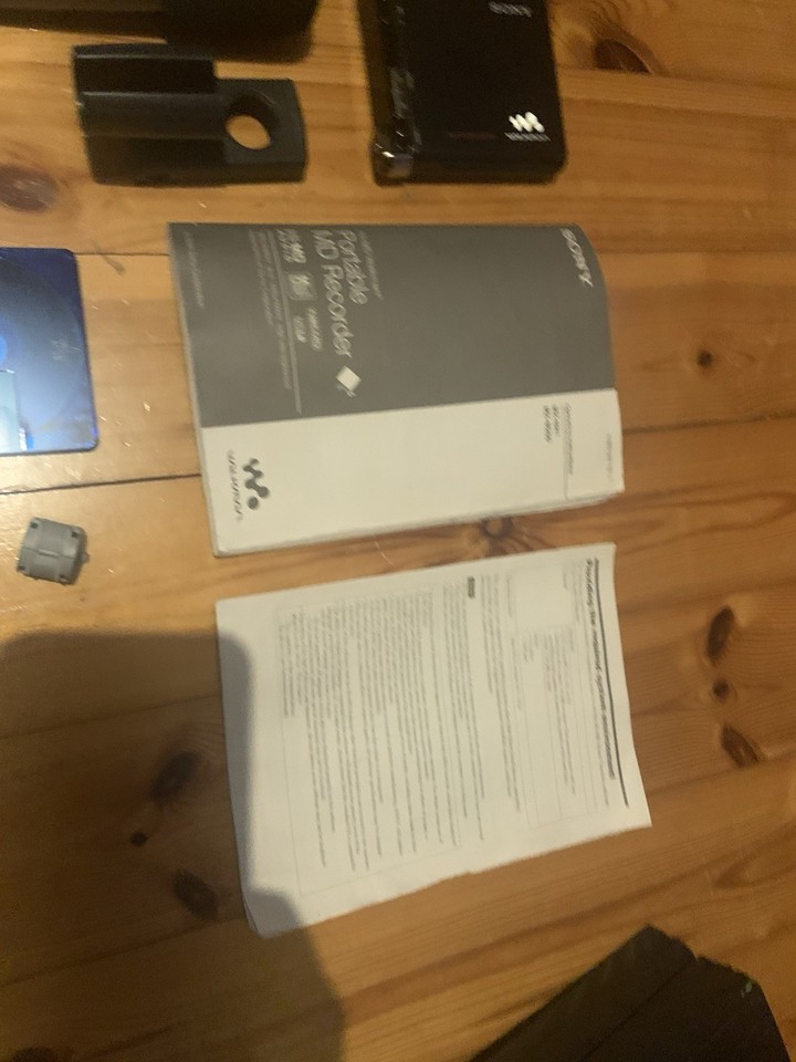 sony hi-md mz rh1 minidisc hi-md recorder Complete Set With Original ...