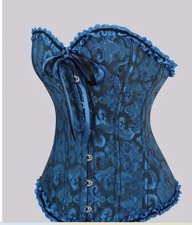 Corset Burlesque Basque Bustier Lingerie Boned Waist Trainer SZ12/14 OR ...