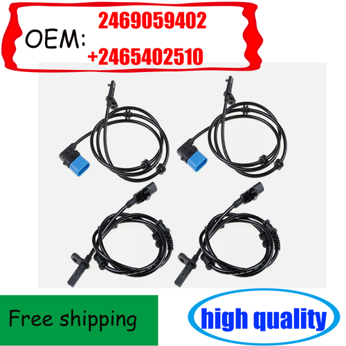 4* Front Rear ABS Wheel Speed Sensor For Mercedes W176 2469059402 ...