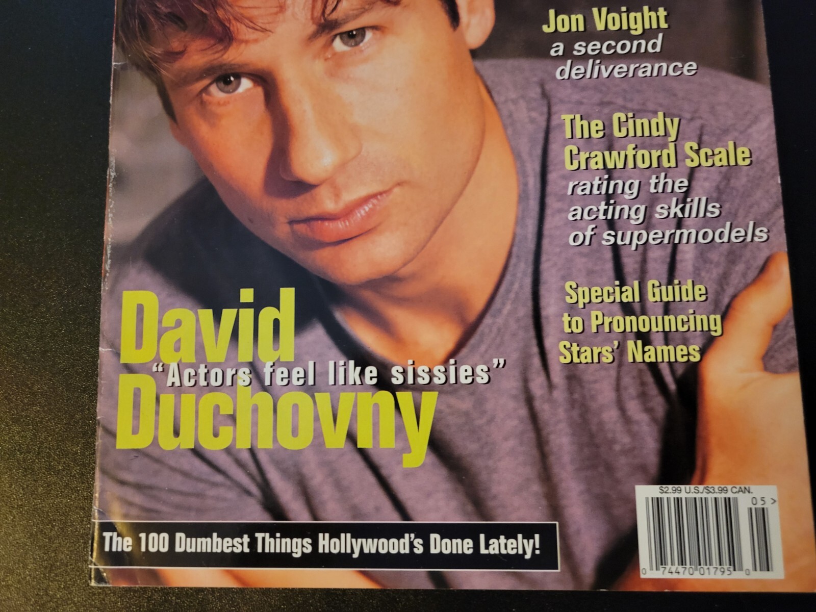 Movieline - David Duchovny - Morgan Freeman - Jon Voight - May 97 Good ...