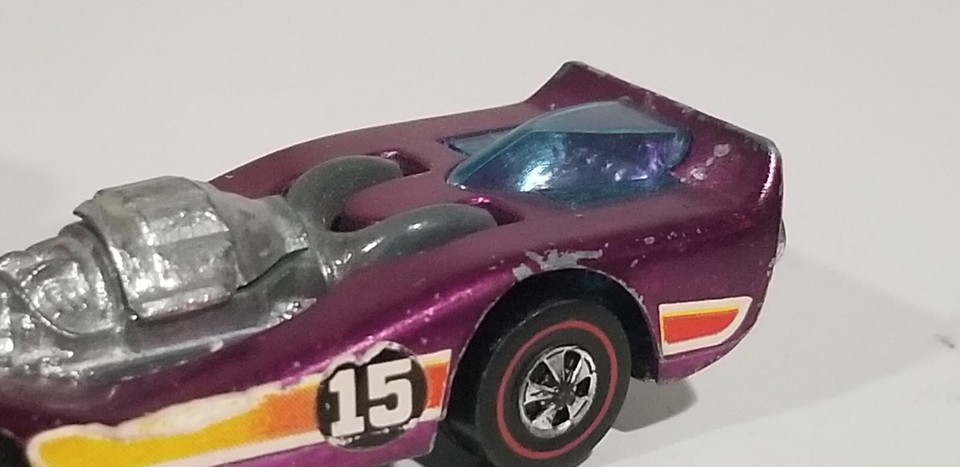 1970 Jet Threat hotwheels car redline Mattel ORGINAL Magenta, Sticker ...